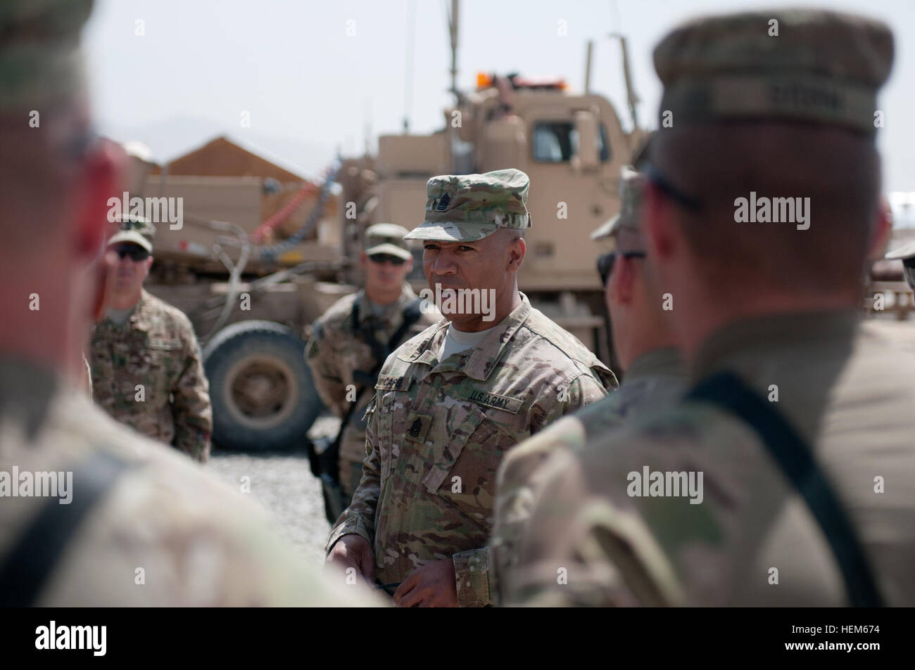 Command Sgt. Major Thomas Capel, International Security Assistance ...