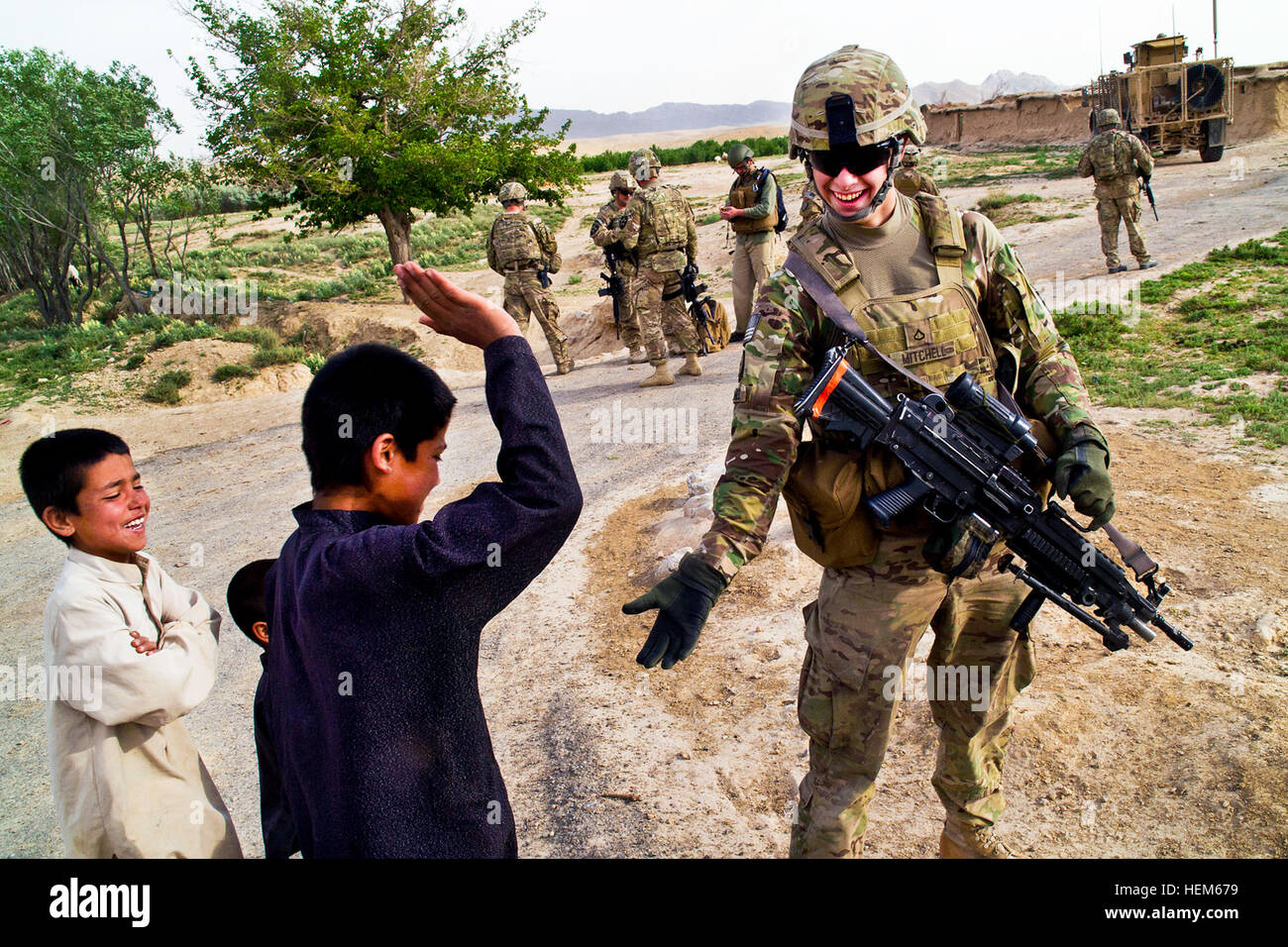 U.S. Army Pvt. Richard Mitchell, Provincial Reconstruction Team Zabul ...