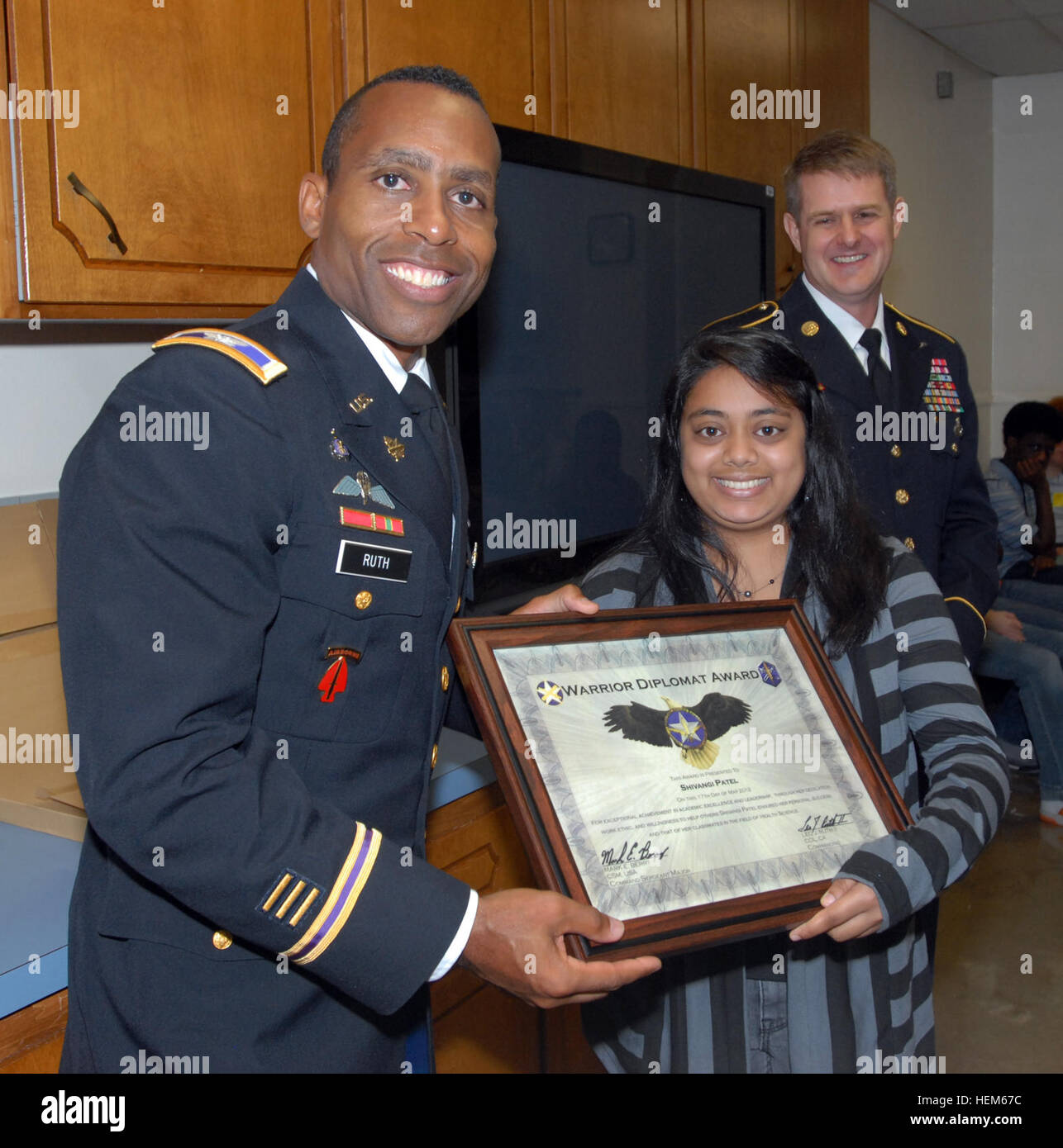 Col. Leo Ruth II, commander of the 85th Civil Affairs Brigade ...