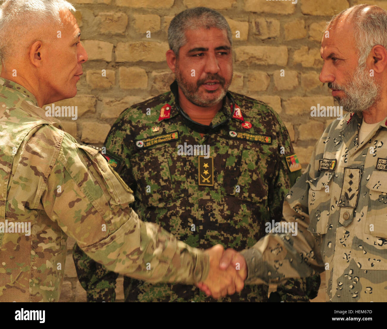 Maj. Gen. Jim Huggins, commander of Regional Command-South and the 82nd ...