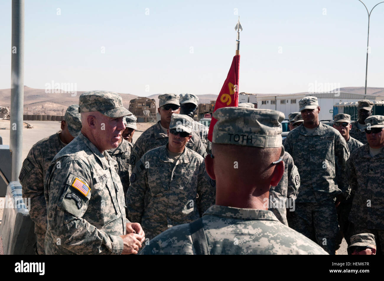 Command Sgt. Maj. Frank A. Grippe, command sergeant major of U.S. Army ...