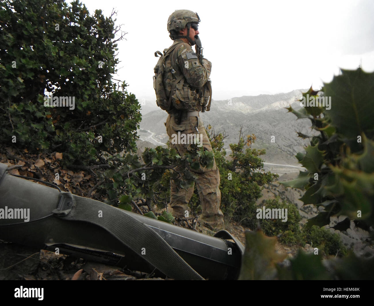 Army Sgt. Oscar Vazquez, a cavalry scout with the 1st Squadron, 40th ...