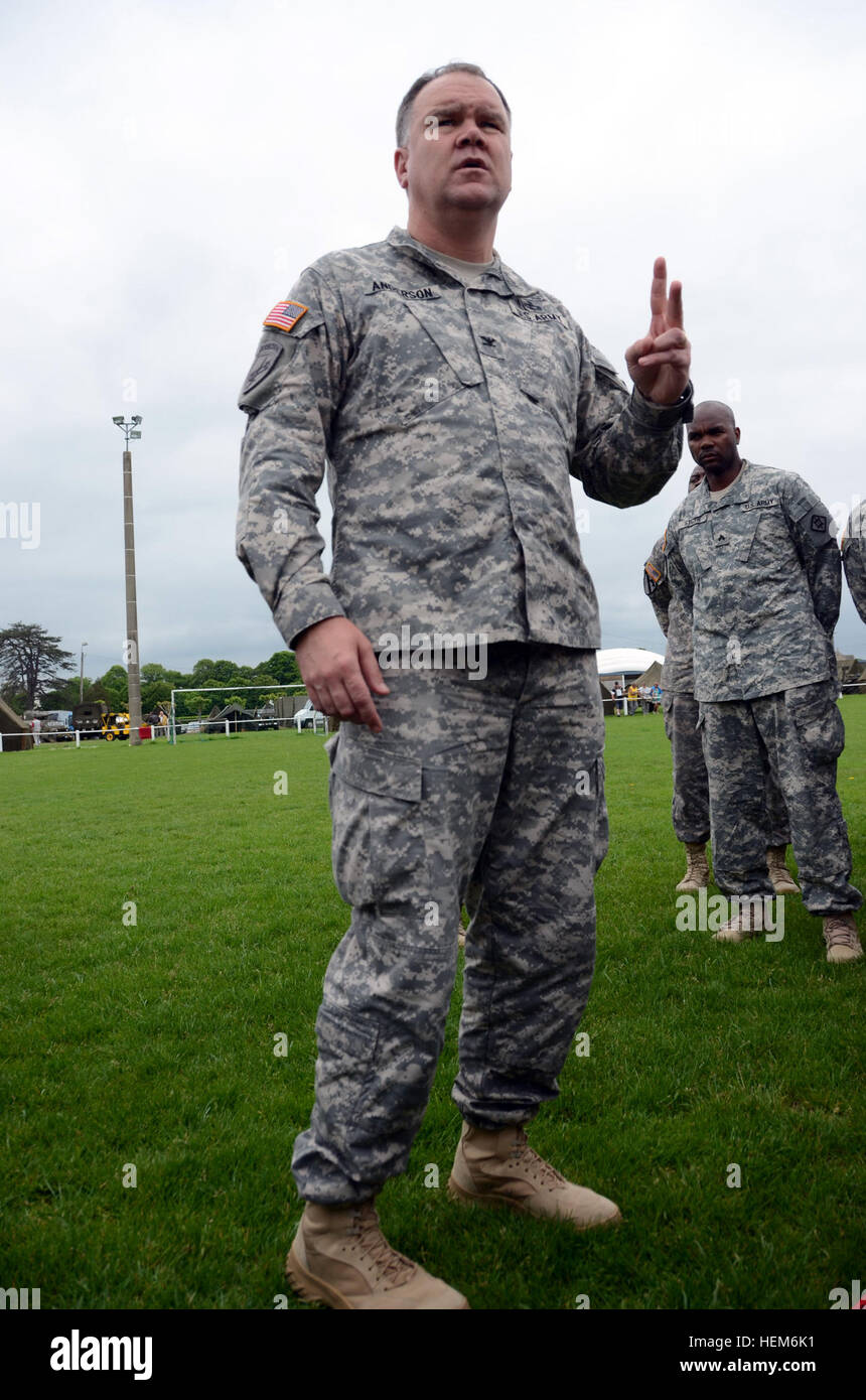 U.S. Army Col. Bjorn Anderson, with the United States Army Civil ...