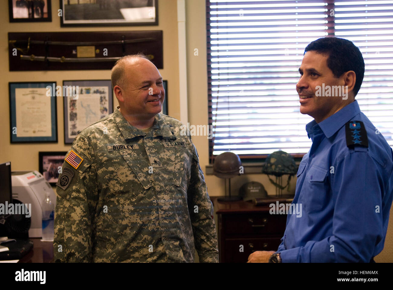 Army Brig. Gen. Ed Burley, commander, 352nd Civil Affairs Command ...