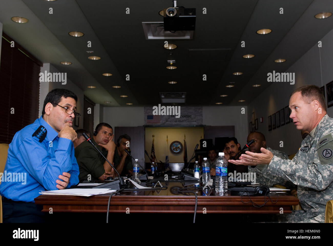 Army Col. Bill Mason, U.S. Army Central Command chief of civil-military ...