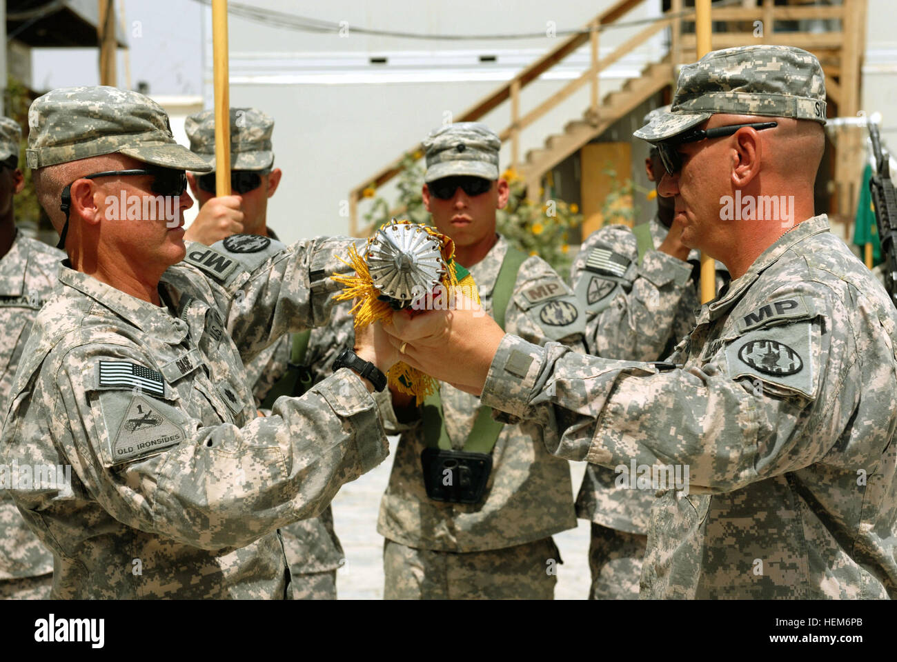 Lt. Col. David L. Chase, commander of the 97th Military Police ...