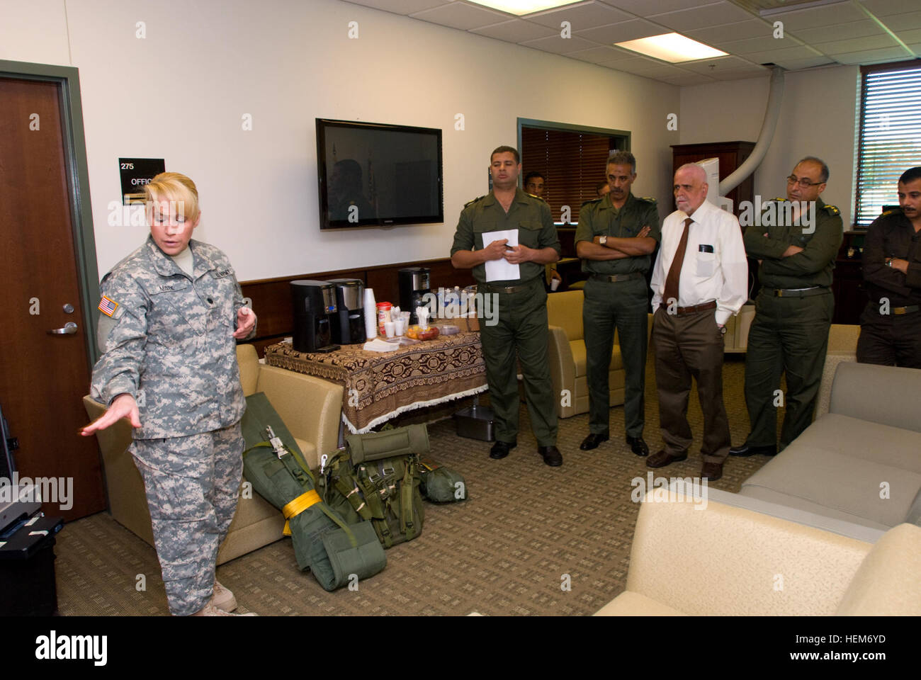 Lt. Col. Jacqueline Misek, communications officer for the 352nd Civil ...