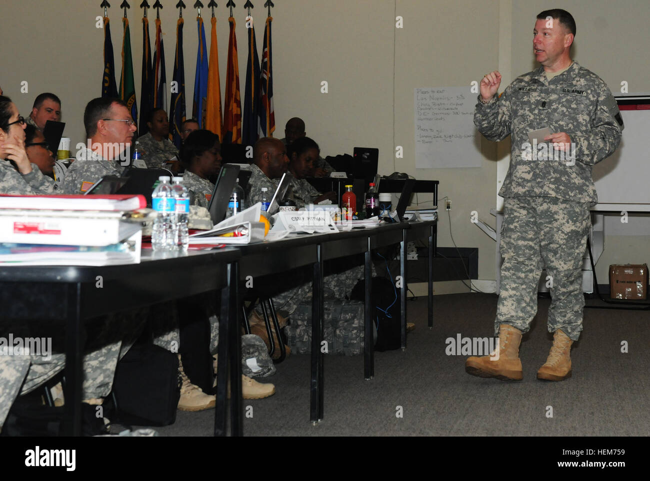 Command Sgt. Maj. Jim Wills, senior enlisted leader 80th Training ...