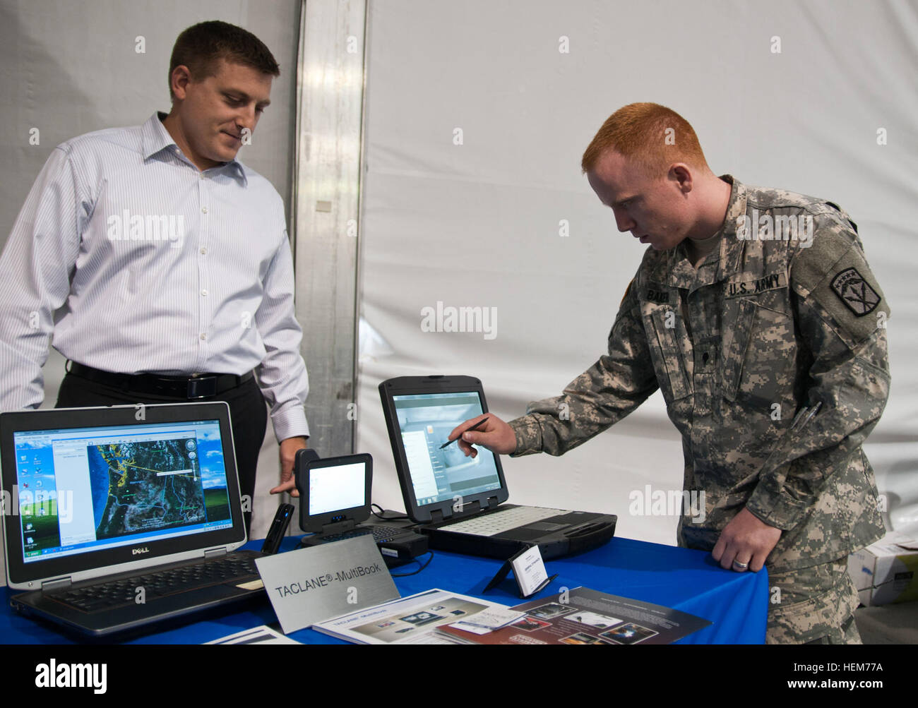 JOINT BASE LEWIS-McCHORD, Wash. —Spc. James Baker, a communications ...