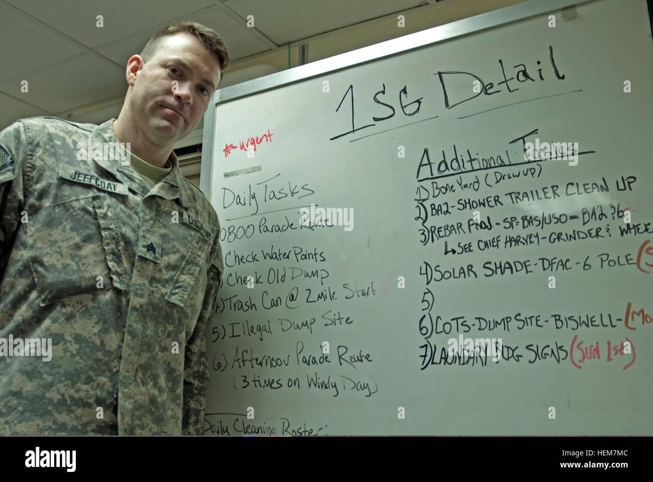 First sergeants detail hi-res stock photography and images - Alamy