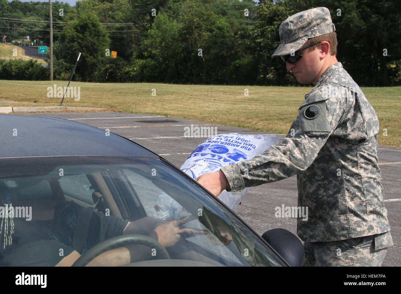 Virginia National Guard Soldiers from the Lynchburg-based 1st Battalion ...