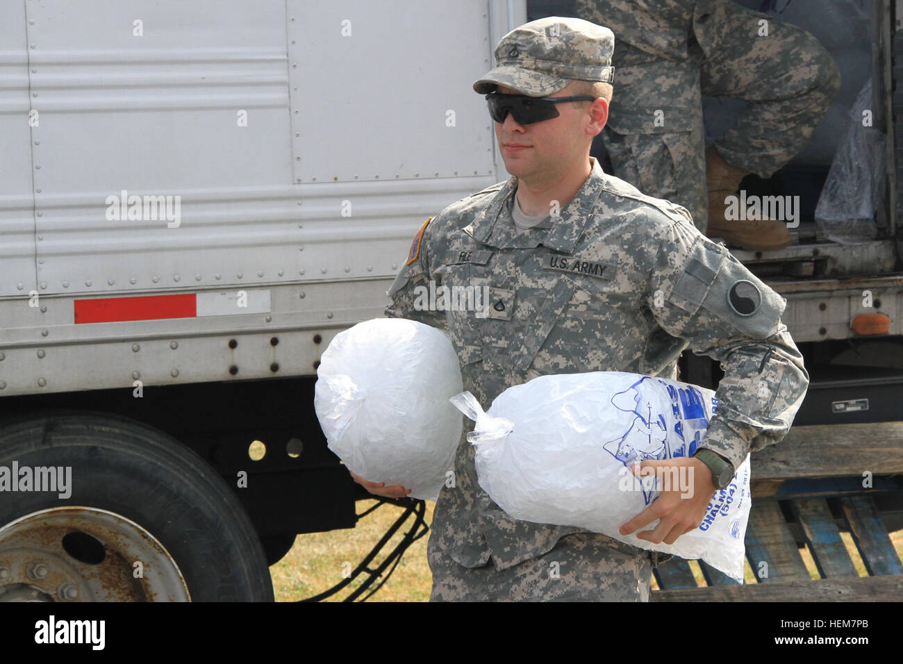 Virginia National Guard Soldiers from the Lynchburg-based 1st Battalion ...