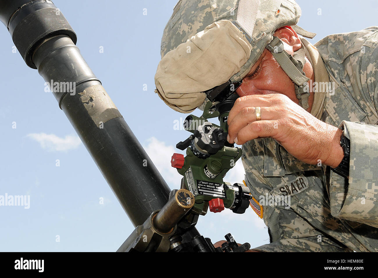 Mortarman from the Puerto Rico National Guard 296th Inf. Battalion ...