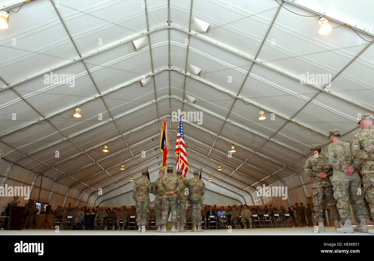 LOGAR PROVINCE, Afghanistan -- Command Sgt. Maj. Samuel Coston, command ...