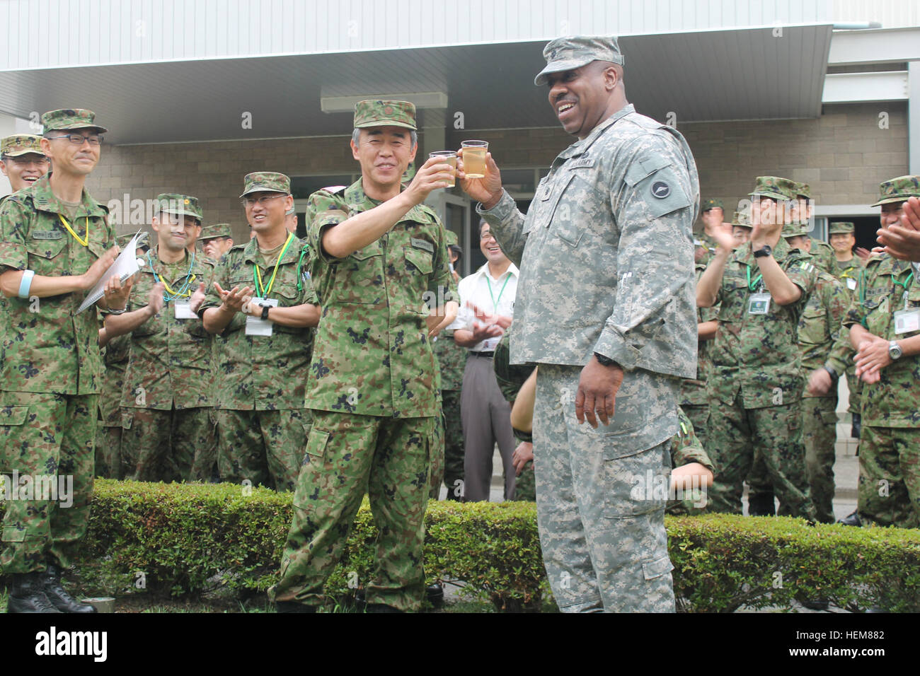 CG Eastern Army,Lt.Gen Yoshikazu Watanabe Stock Photo - Alamy