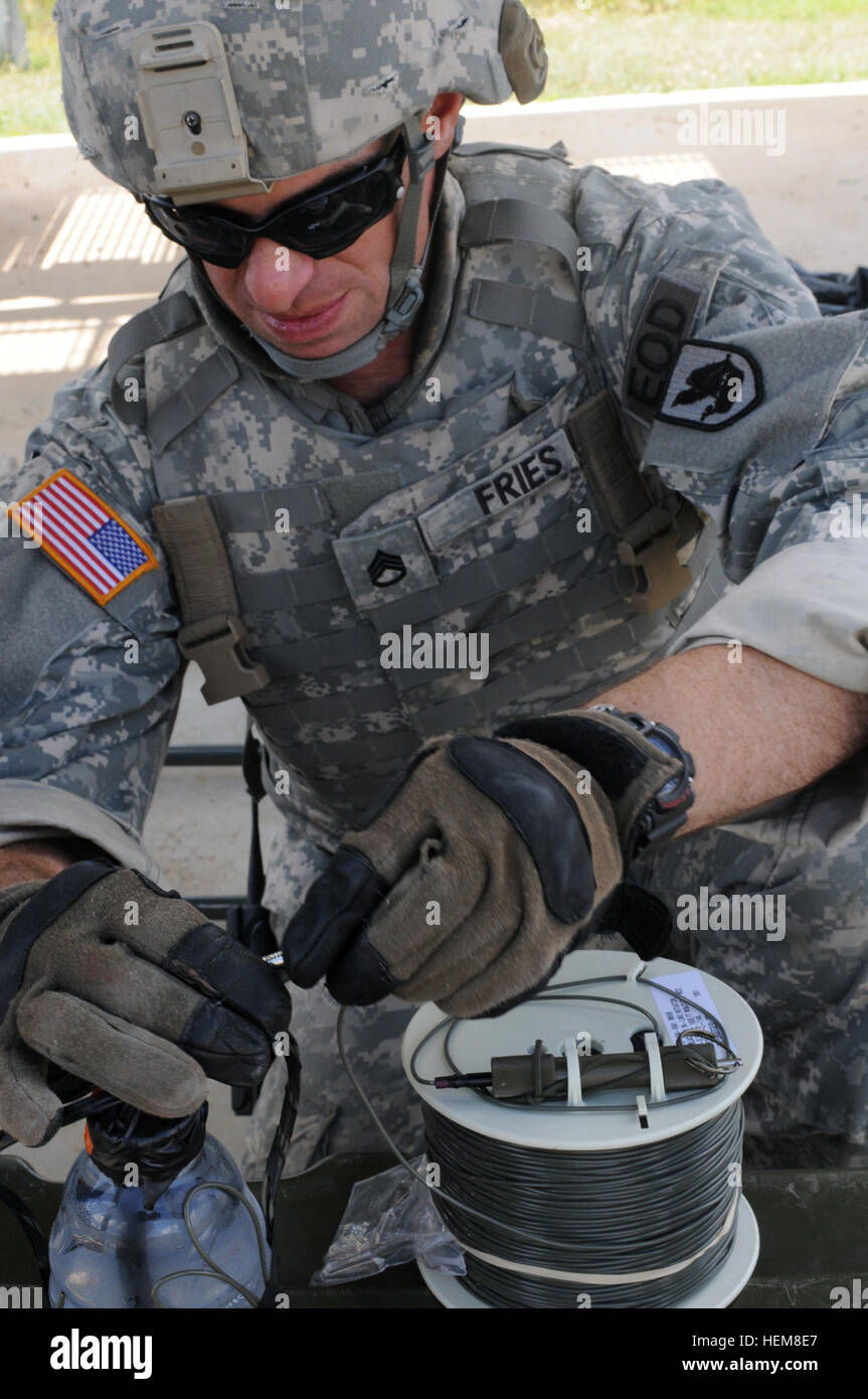 Staff Sgt Frederick Fries; currently with the 319th EOD; Camp Murray ...
