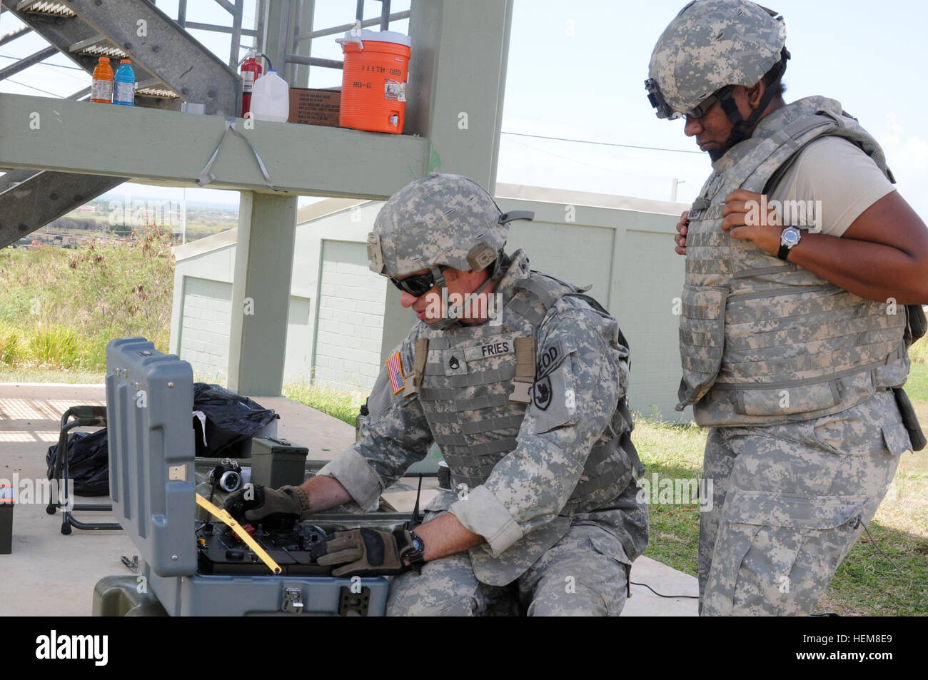 Staff Sgt Frederick Fries; currently with the 319th EOD; Camp Murray ...