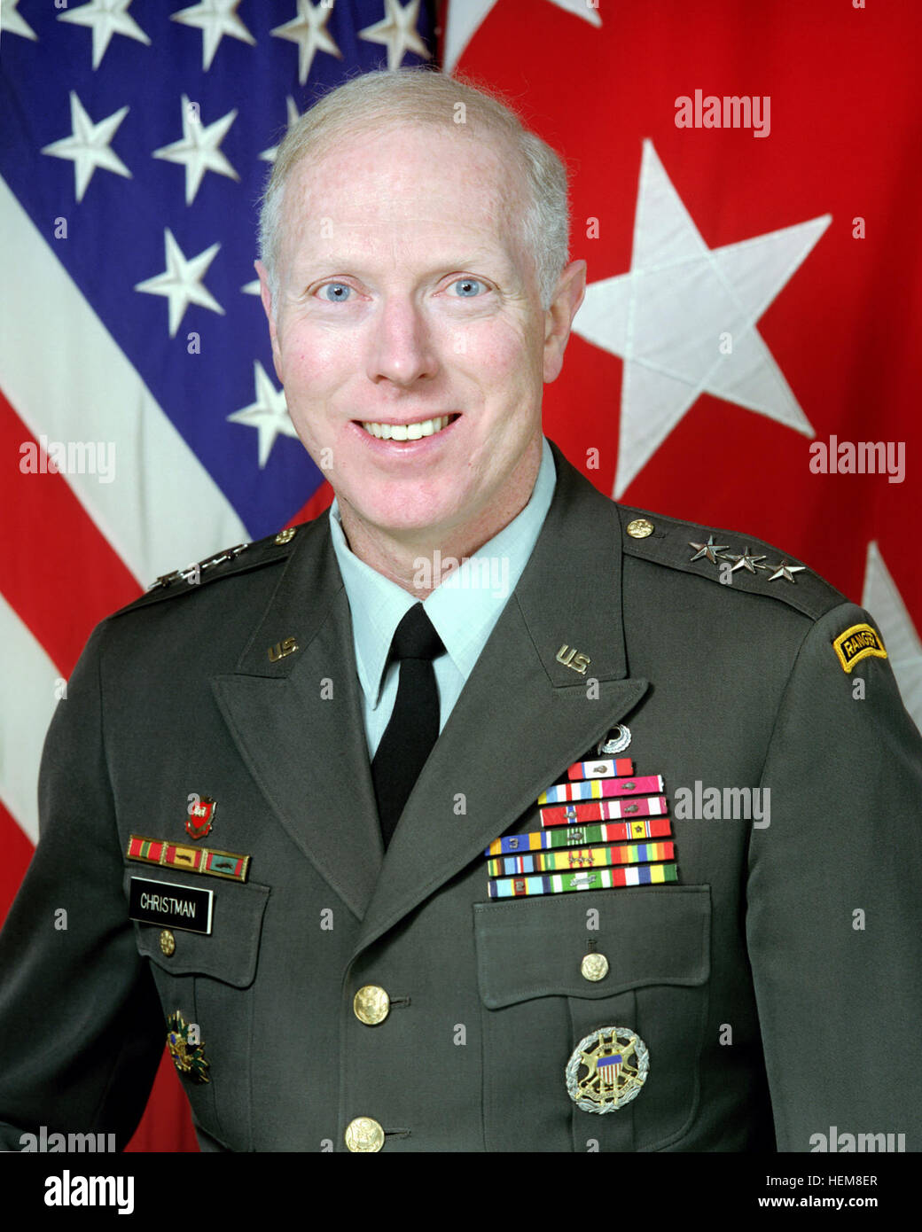 Portrait of U.S. Army Lt. Gen. Daniel W. Christman, (Uncovered), (U.S ...