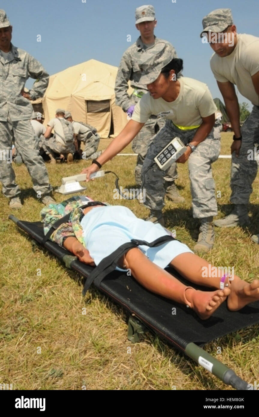 Maj. Eliza Hammer, a bioenvironmental engineer with the 779th Medical ...