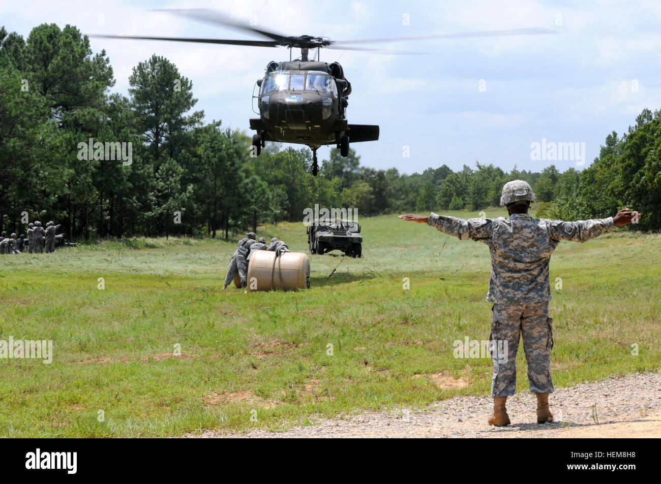 Paratroopers from the 407th Brigade Support Battalion, 2nd Brigade ...
