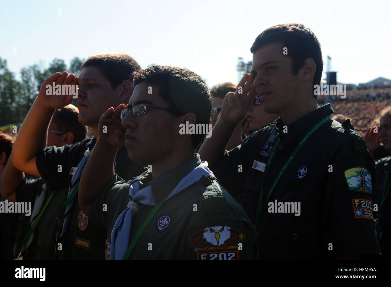 Scouts And Salute High Resolution Stock Photography and Images - Alamy