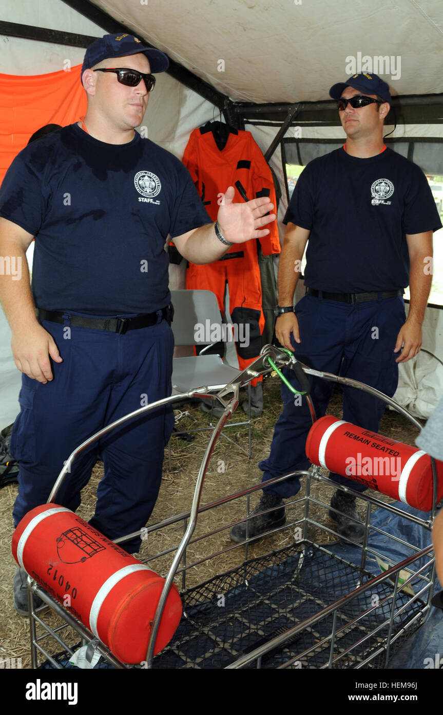 Coast Guard Petty Officer 2nd Class Michael A. Bosch, an avionics ...
