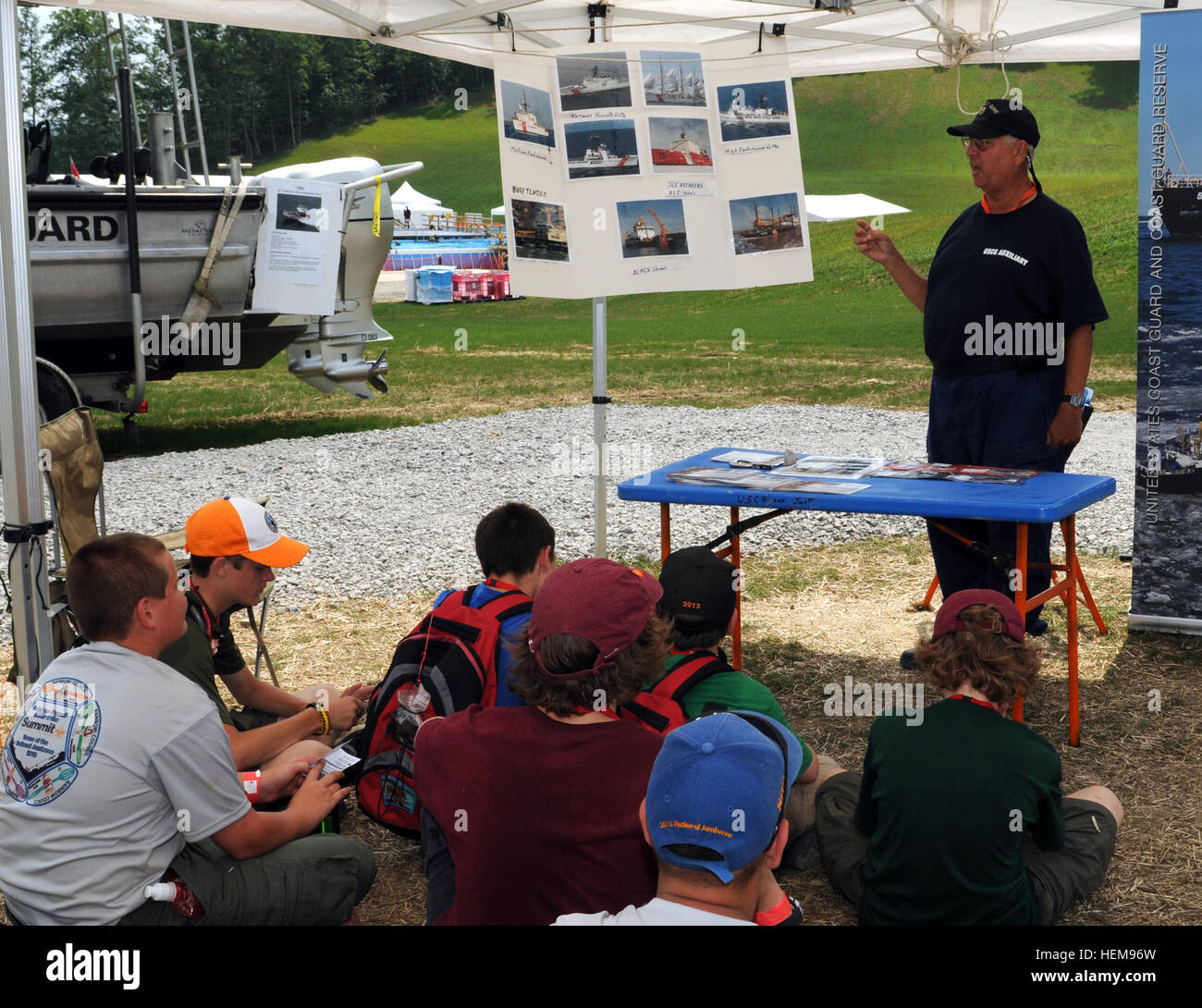 Retired Air Force major and current Coast Guard auxillory member Albert ...