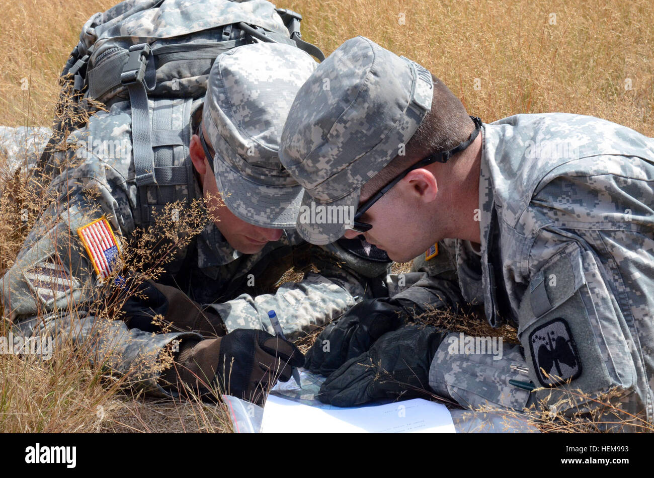 Soldiers in the Warrior Leadership Course plot points on their map ...