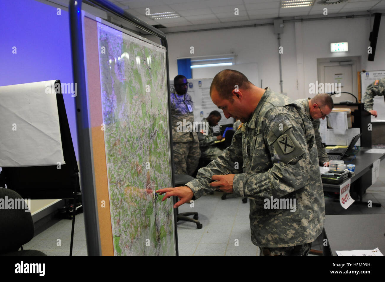 U.S. Army Staff Sgt. Michael Resch, Headquarters and Headquarters ...