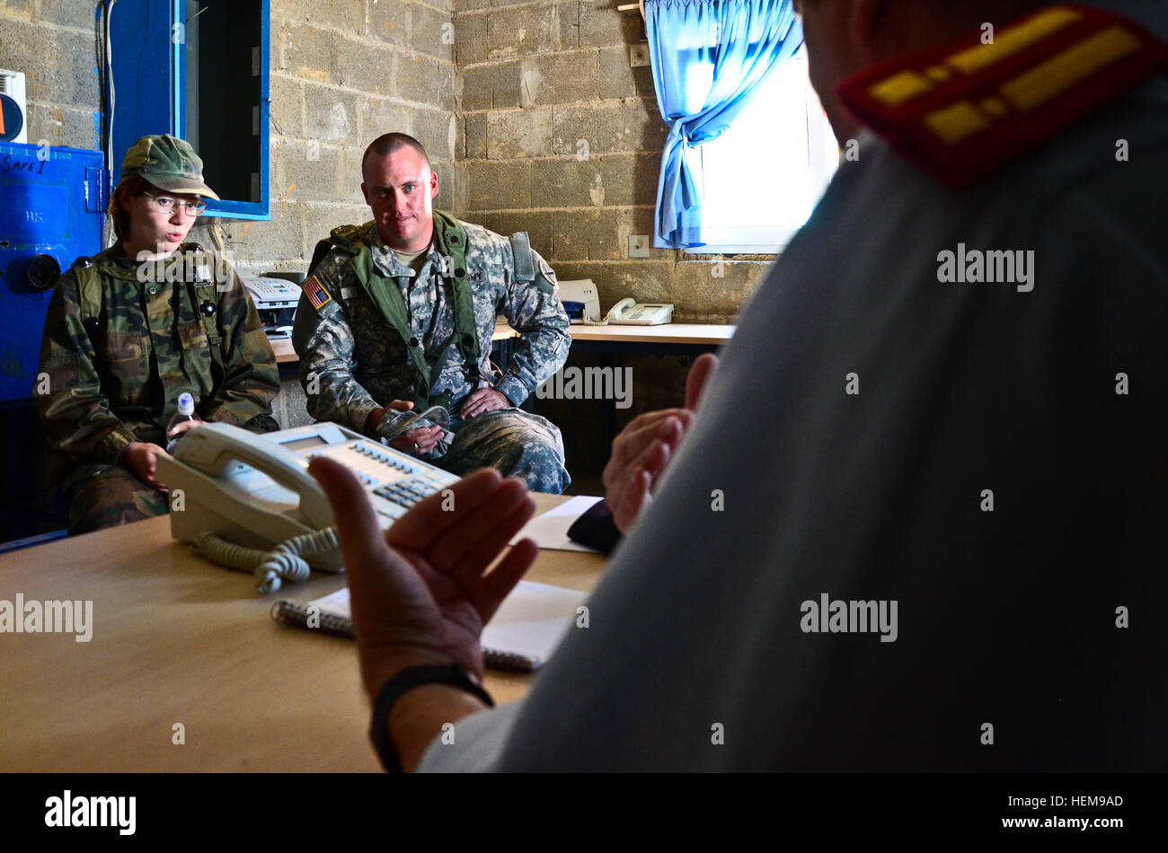 U.S. Army 1st Lt. Nicholas Miles from Headquarters and Headquarters ...