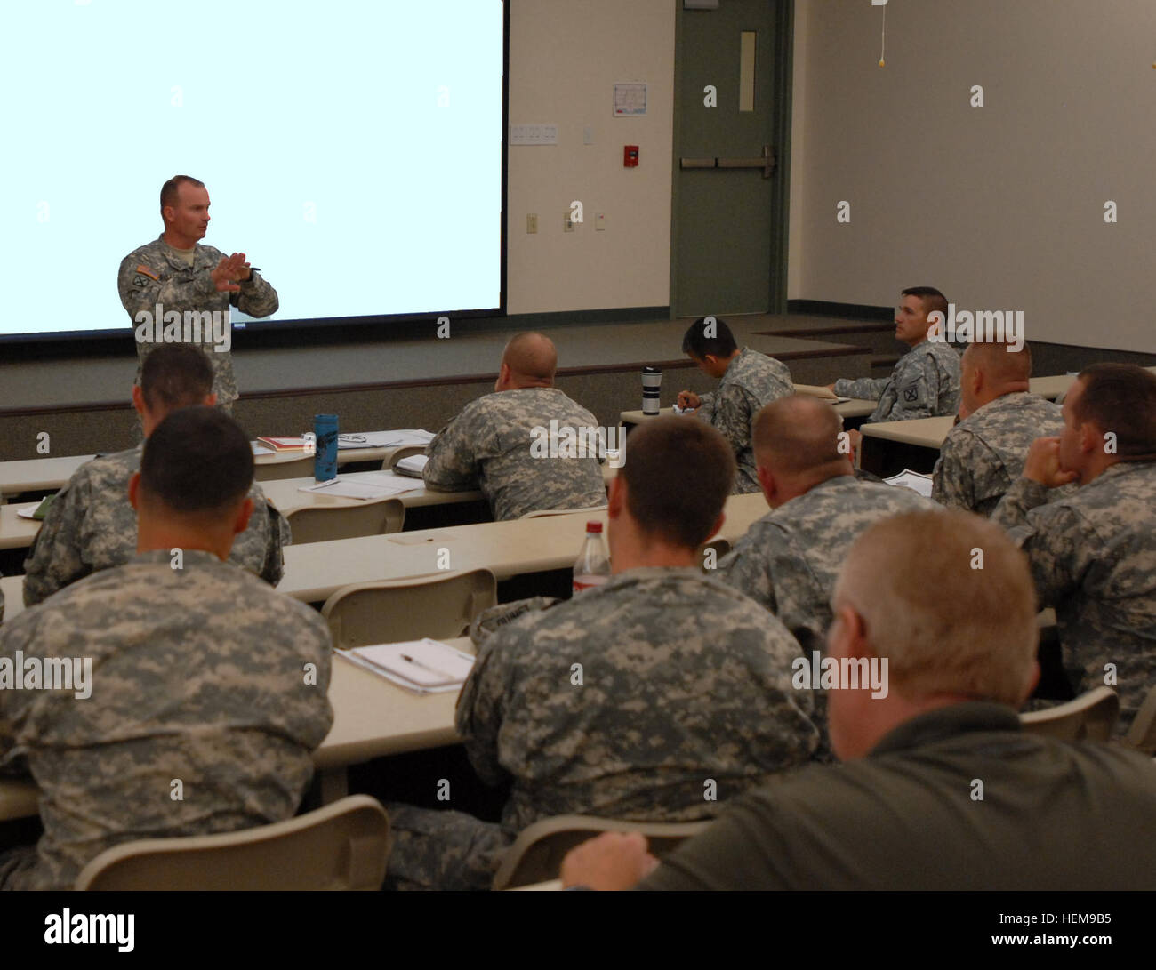 Col. Dennis Sullivan, commander of the 2nd Brigade Combat Team, speaks ...
