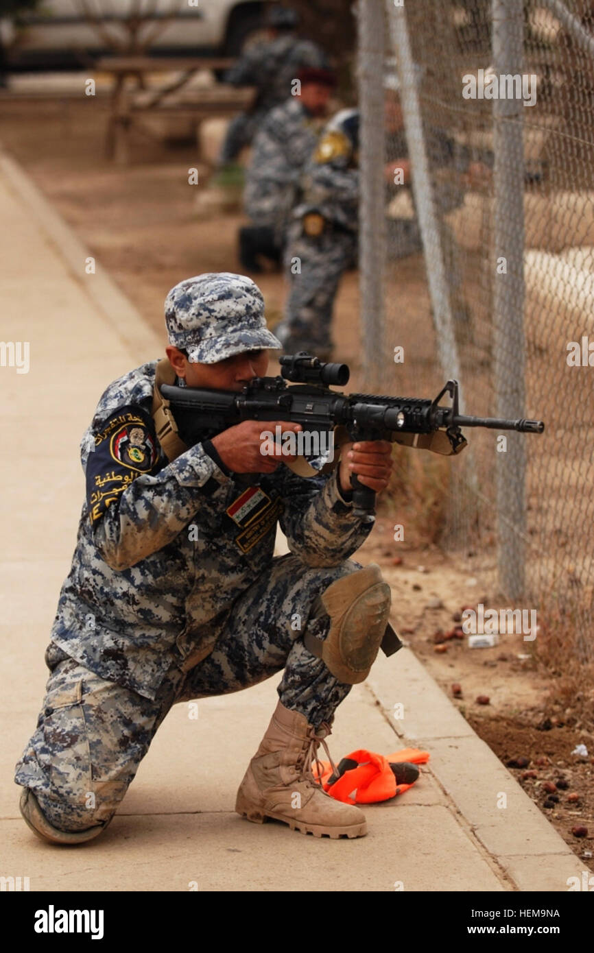 Cpl. Ali Mahmoud, a policeman with the Iraqi Federal Police Explosive ...
