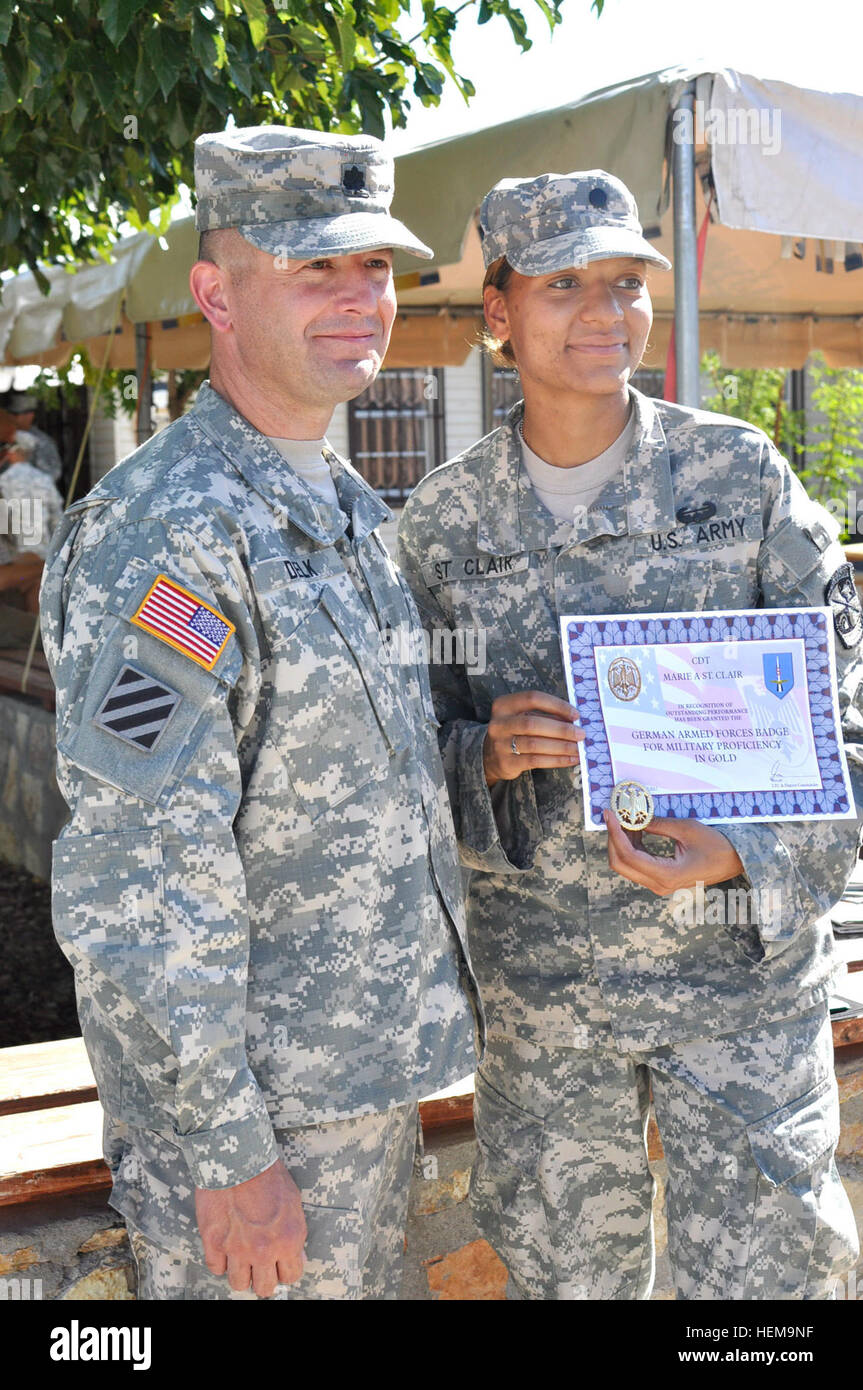 U.S. Reserved Officer Training Corp. Cadet Marie St. A. Clair, senior ...