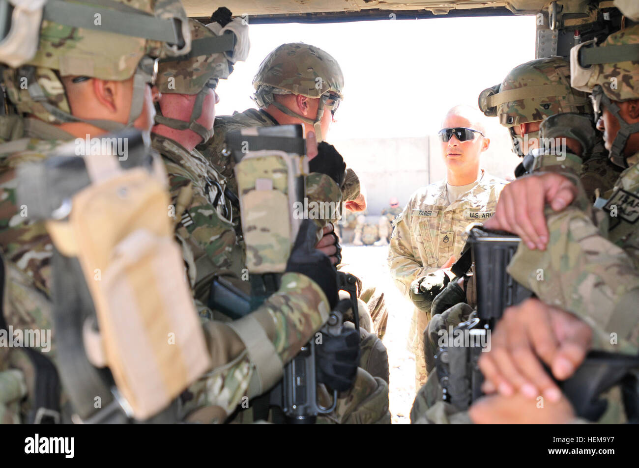 Senior Pathfinder Instructor, Staff Sgt. David Taber, Company F, 2nd ...