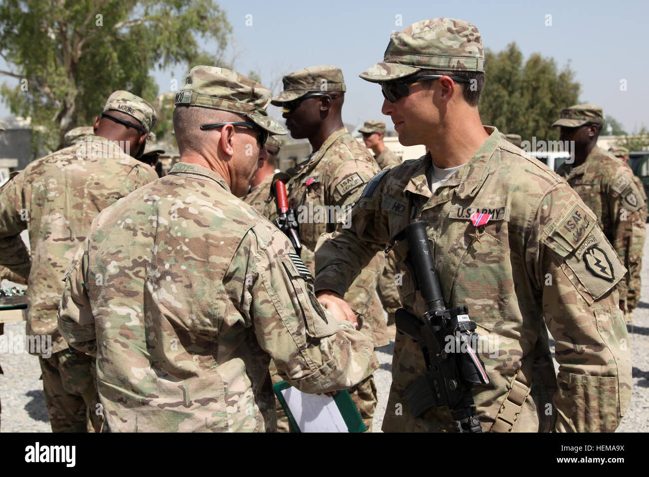 U.S. Army 1st Lt. Matthew Hickey, assigned to Alpha Battery, 2nd ...