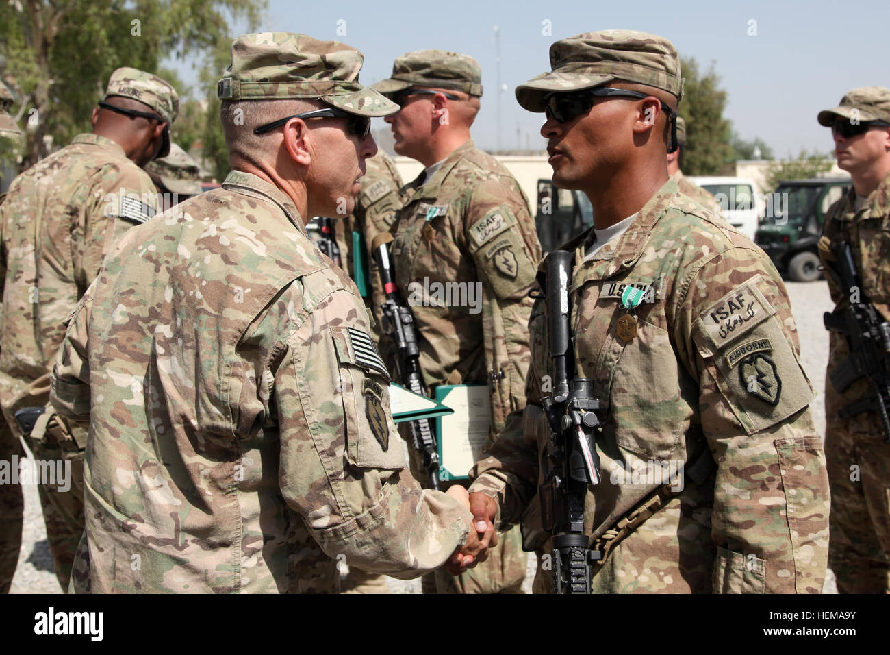 U.S. Army Staff Sgt. Christian Aleman, assigned to Alpha Battery, 2nd ...