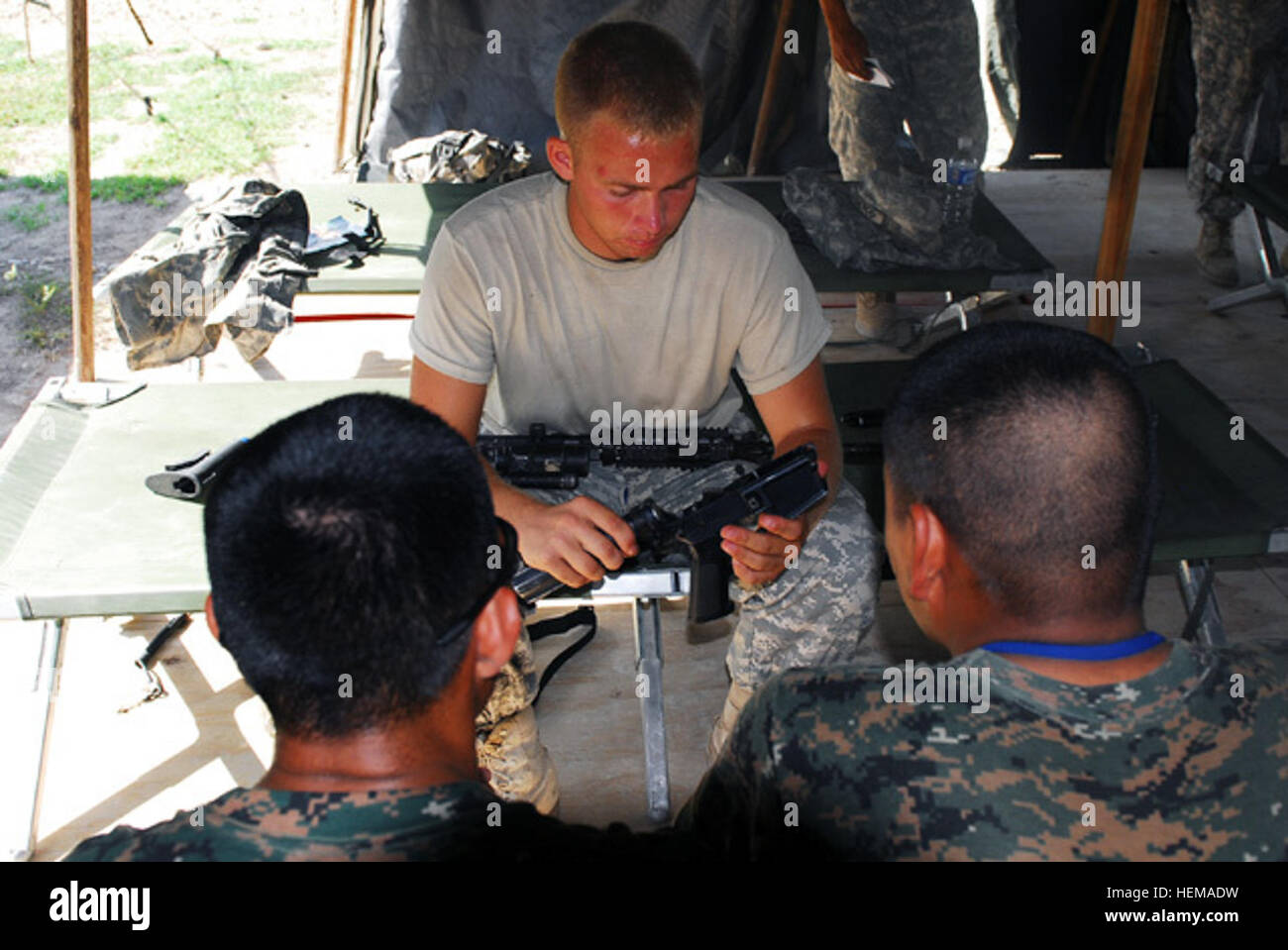 Spc. Andrew Alger, military policeman, 65th Military Police Company ...