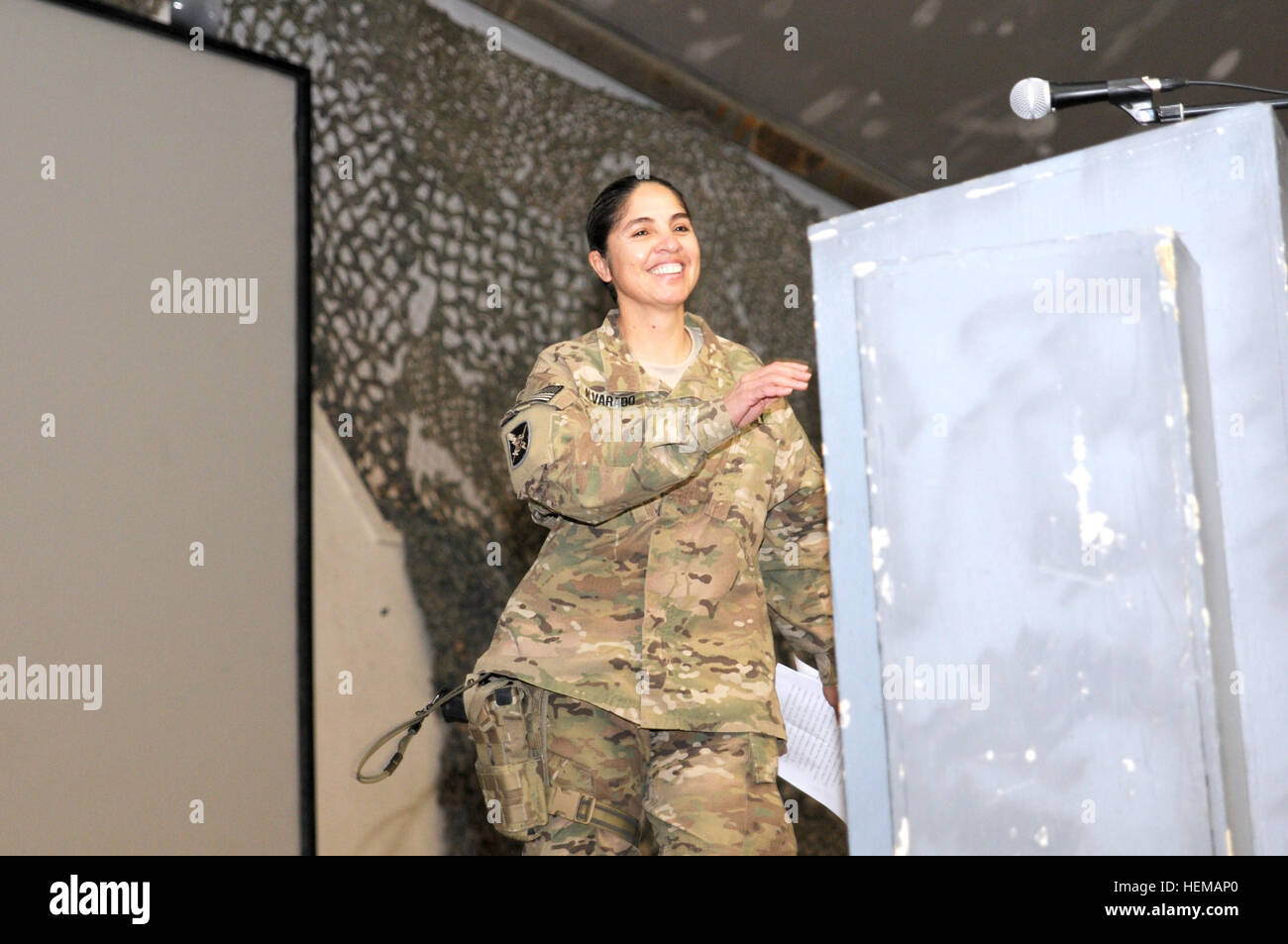 Combined Joint Task Force 1, Chief of Intelligence Lt. Col. Maricela ...