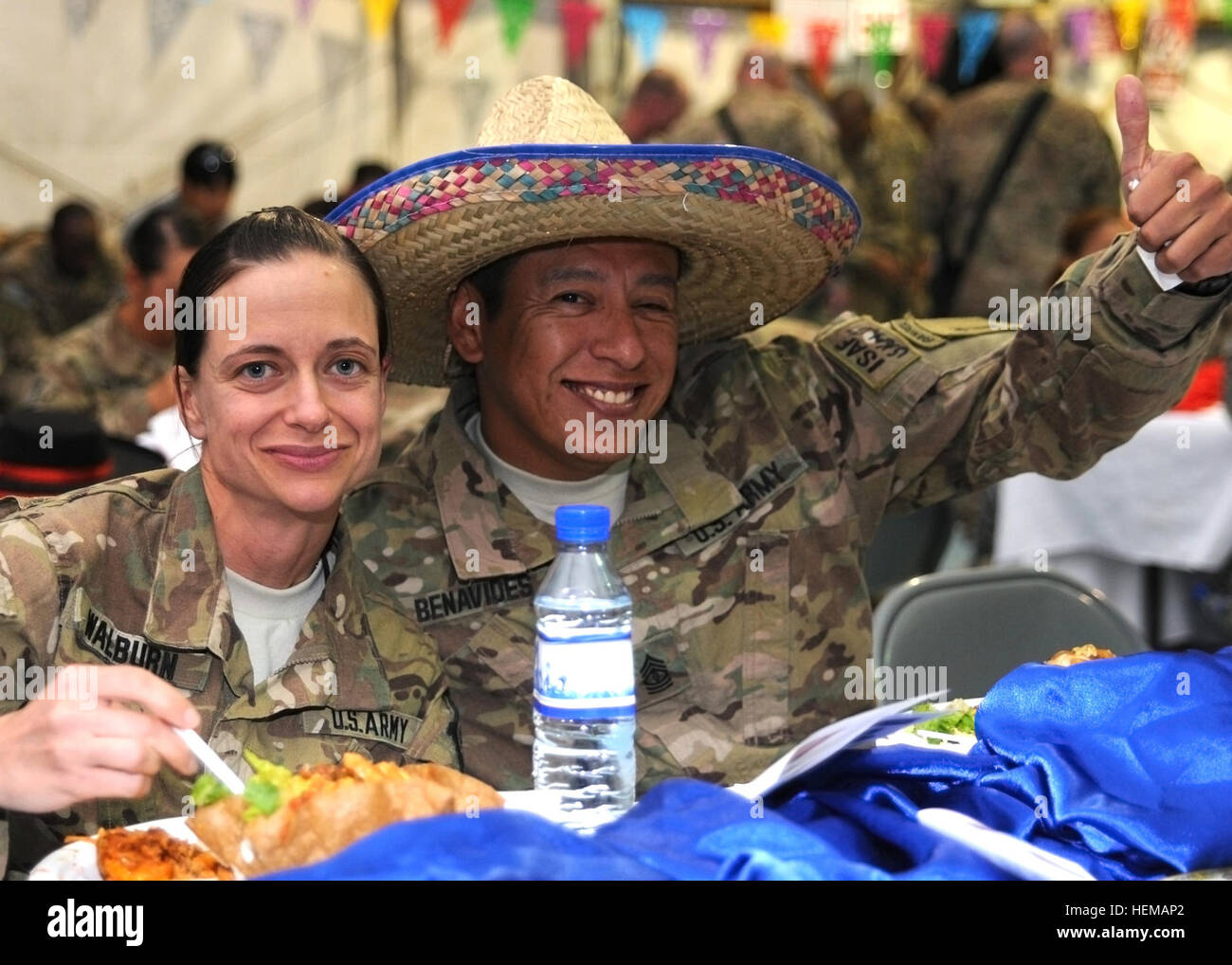 Headquarters Support Company 1st Sgt. Victor Benavides and Combined ...