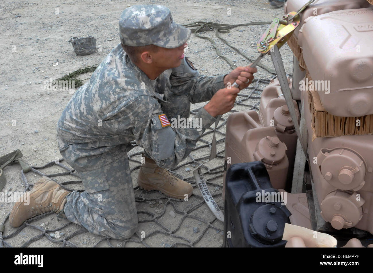 Pfc. Kevin Klinger, a wheeled vehicle mechanic with 364th Quartermaster ...