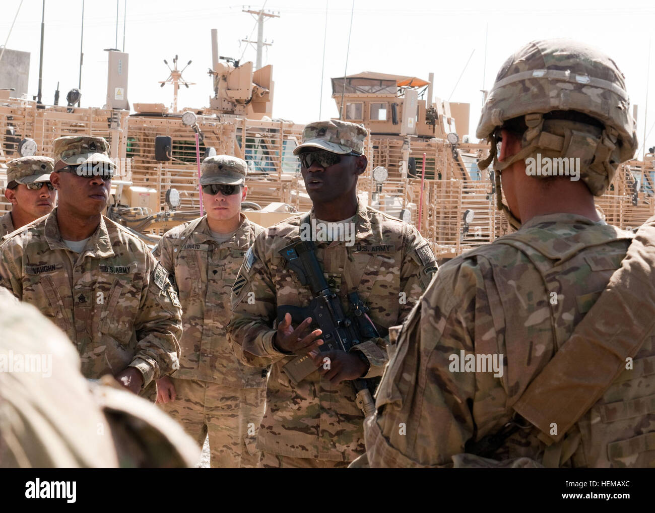 A platoon sergeant and combat engineer with combat engineer battalion ...