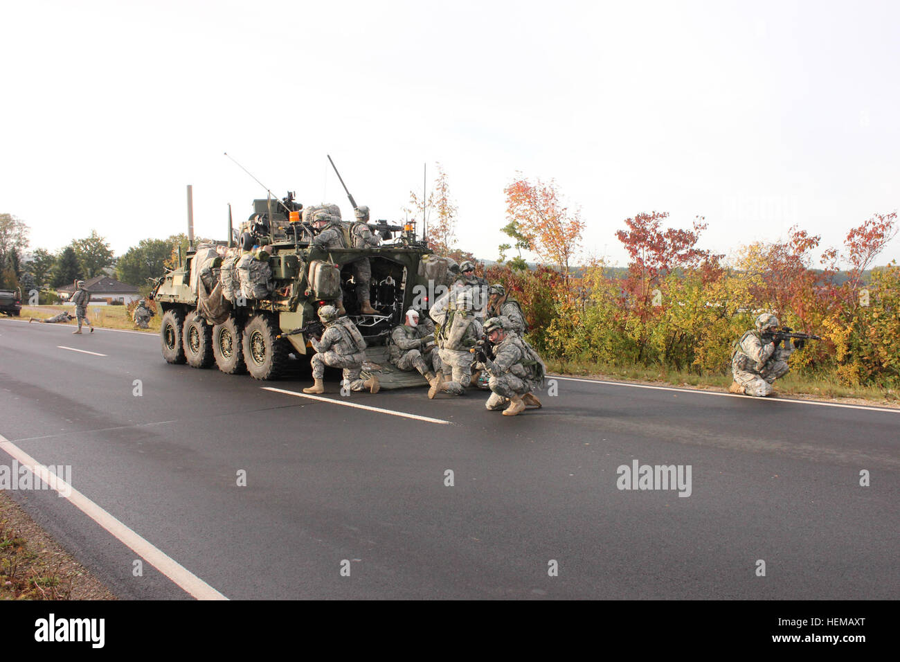 U.S. Army soldiers of Comanche Troop, 1st Squadron, 2nd Cavalry ...