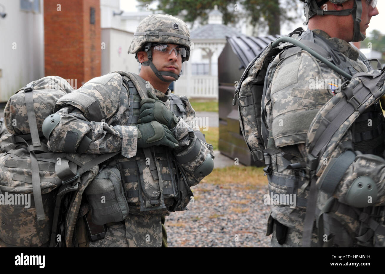 Staff Sgt. Jeffrey Rios, a Regional Training Center East instructor ...