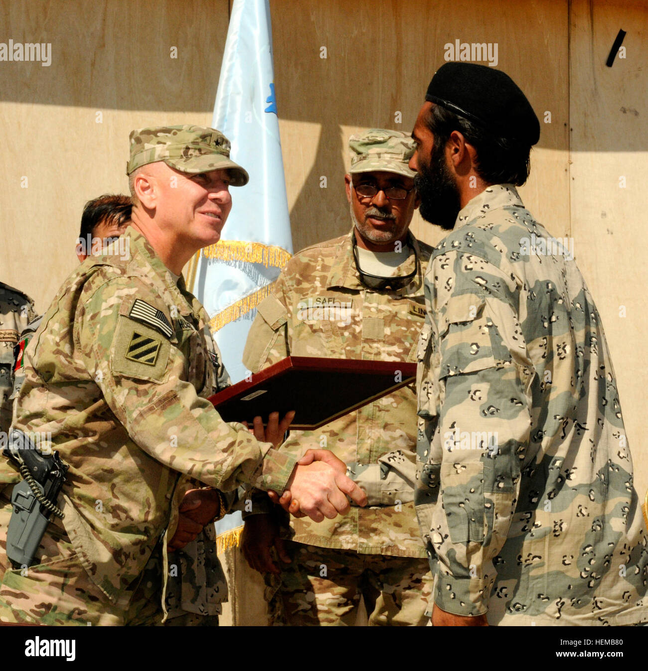 Afghan Border Police patrolmen graduate from the Explosive Hazard ...