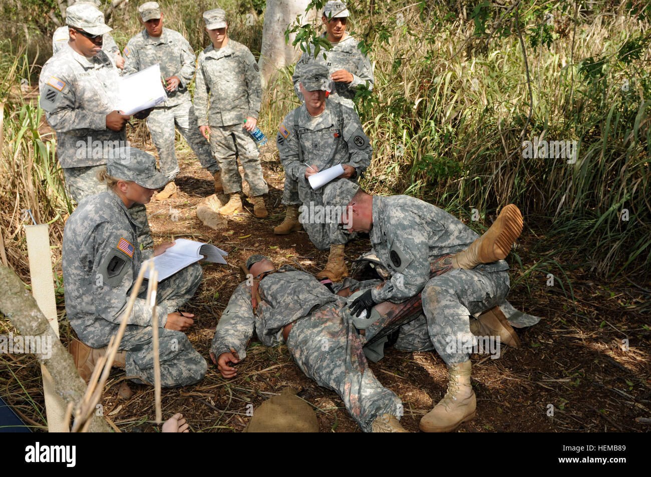 Staff Sgt. Jason Bullock, optician, Tripler Army Medical Center, and an ...