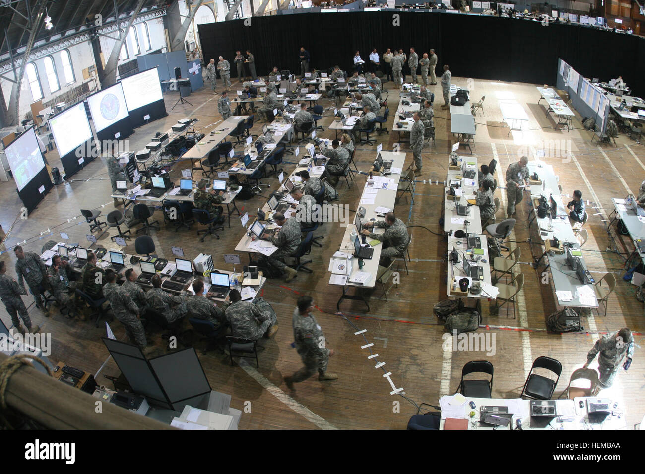 One of U.S. Army North's (ARNORTH's) Sentinel operational command posts ...
