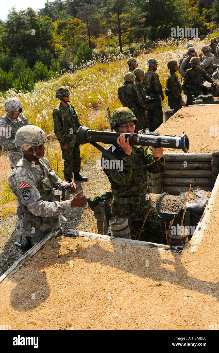 Aibano Training Area, Japan - Staff Sgt. Tarik Tomlinson of Stone ...
