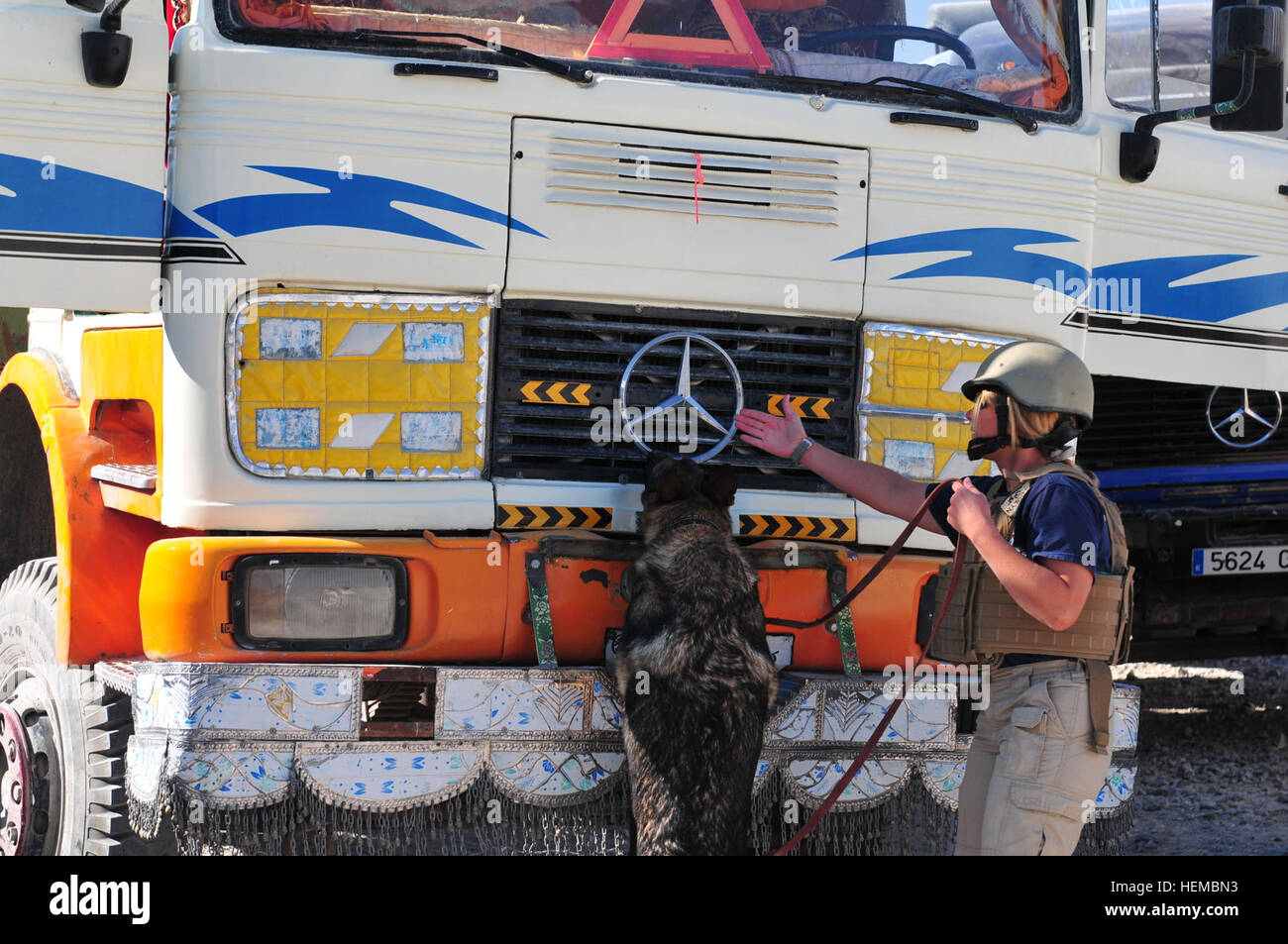 Marina Colyn, an American K-9 Detection Services handler from ...