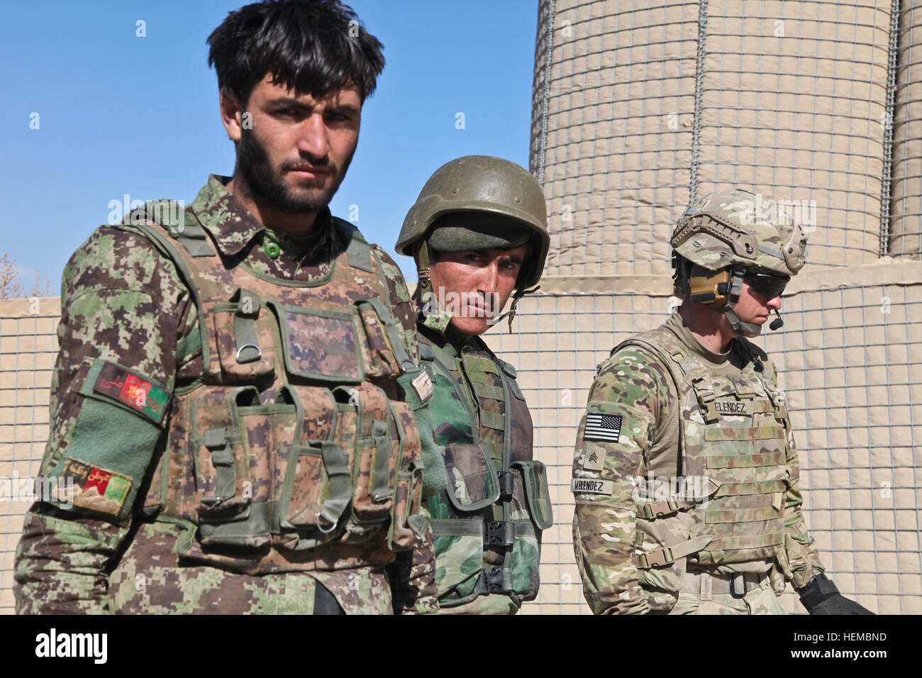 Afghan National Army soldiers conduct basic rifle marksmanship in ...