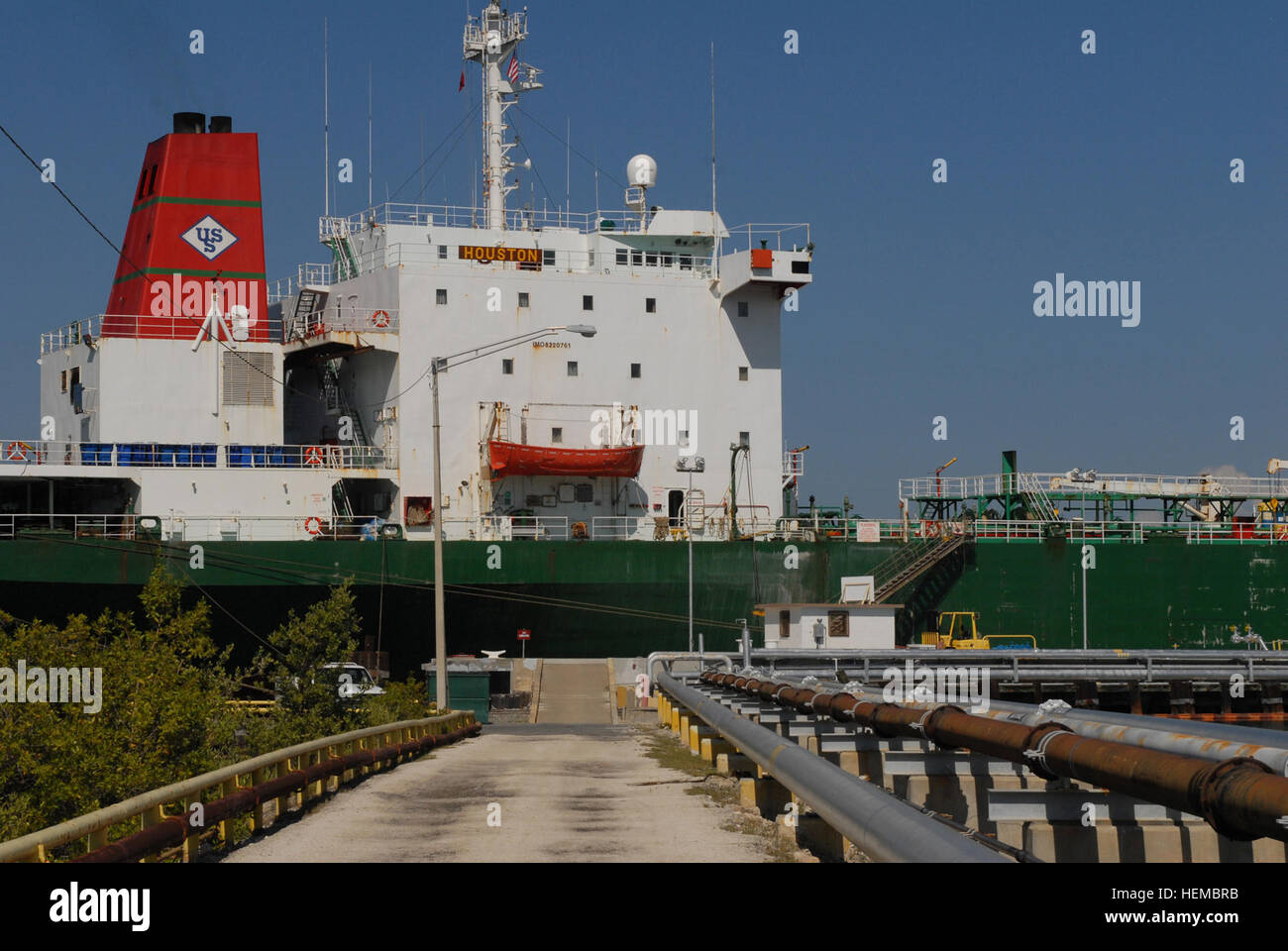 GUANTANAMO BAY, Cuba – Motor Vessel Houston, an oil tanker contracted ...
